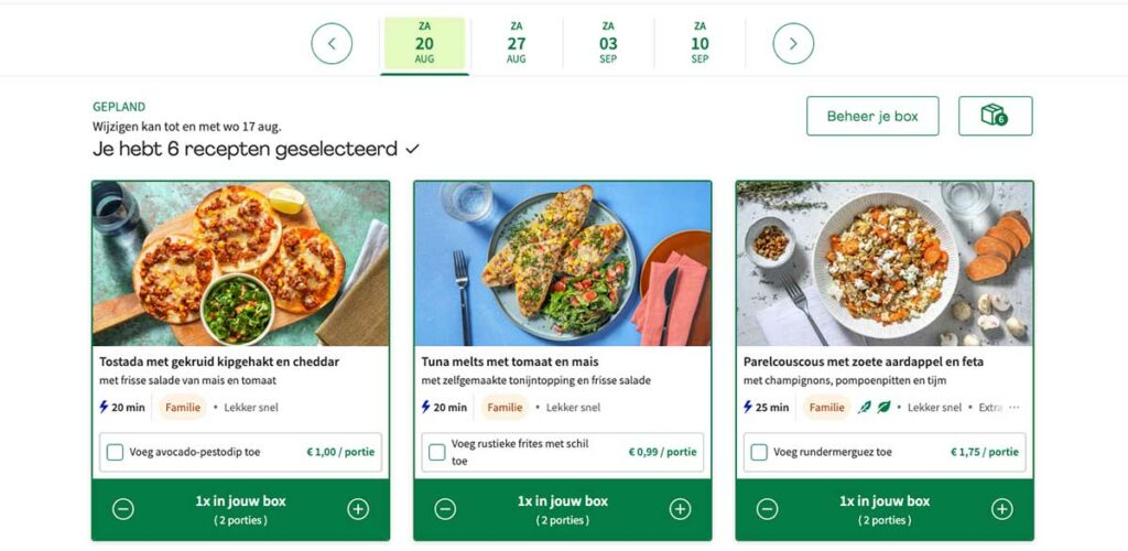 Ontdek de HelloFresh Maaltijdbox | Alle info, prijzen en reviews!